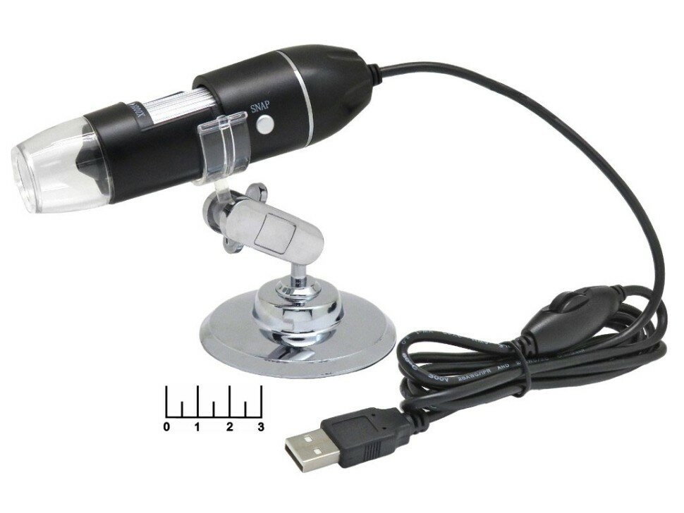 Микроскоп электронный 1000X/USB с подсветкой