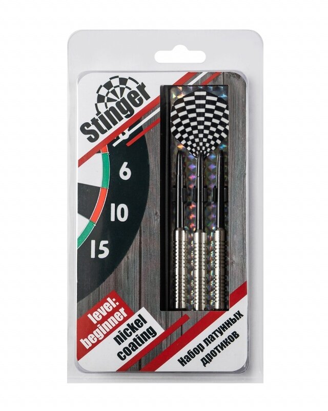 Дротики Для Дартса Stinger Уровень Любительский 3Шт. 19Г