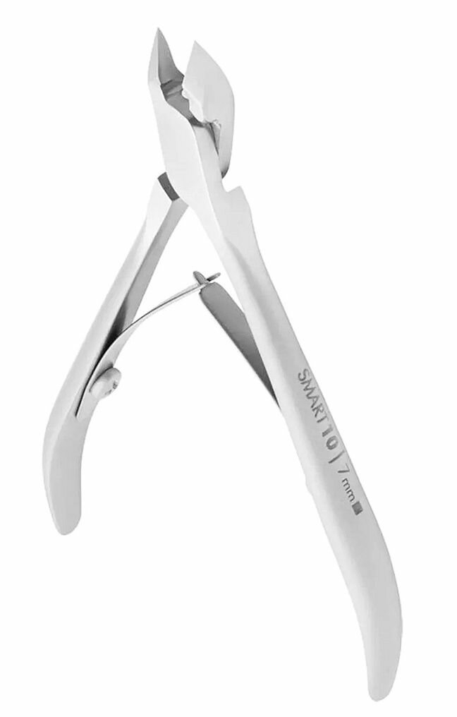 Кусачки STAL Pro SMART NS-10-7, для кутикулы/ногтей, длина лезвия 7 мм, серебристые