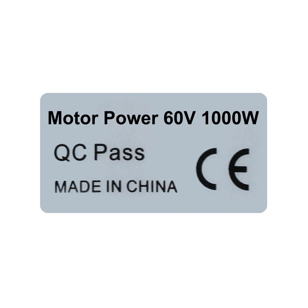 Наклейки для двигателя электровелосипеда ebikefans 36В/48В/60В 250Вт/350Вт/500Вт/1000Вт 60V1000W