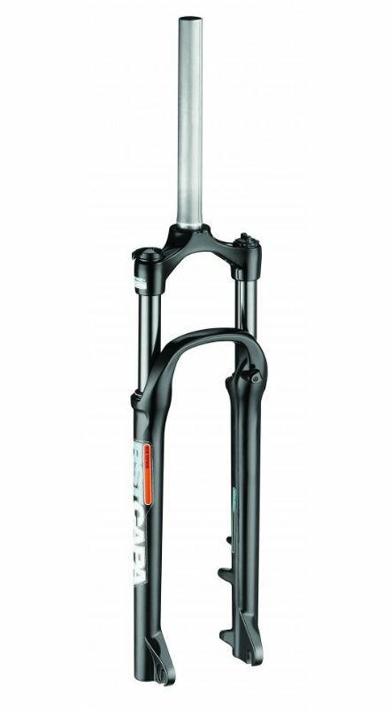 Вилка для велосипеда RST CAPA ML 27.5. Блокировка хода. Прямой шток 1 1/8. Ход 80 мм. Цвет: Черный.