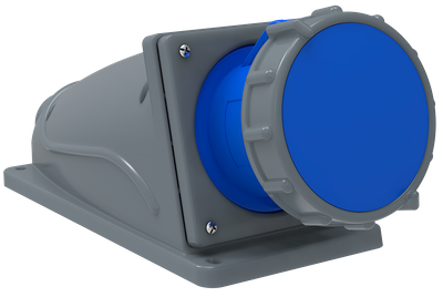 Розетка стационарная ССИ-133 63А-6ч/200-250В 2Р+РЕ IP67 MAGNUM IEK