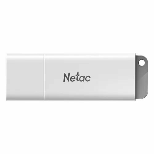 Флешка USB NETAC U185 4ГБ, USB2.0, белый [nt03u185n-004g-20wh]