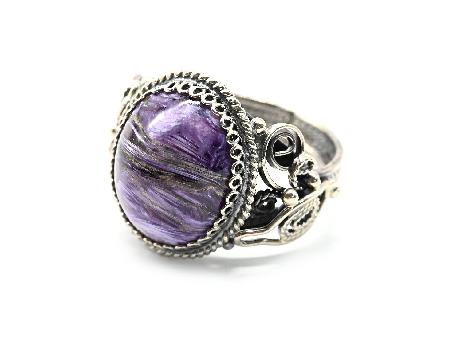 Кольцо, чароит