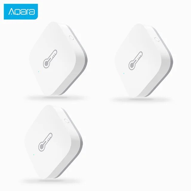 Беспроводной датчик температуры и влажности Aqara zigbee Термометр Гигрометр датчик температуры и влажности mijia Для Smart Homekit-Аqara Датчик 3 штуки