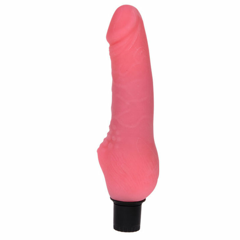 Вибратор водонепроницаемый The Realistic Cock 23,8 см, розовый