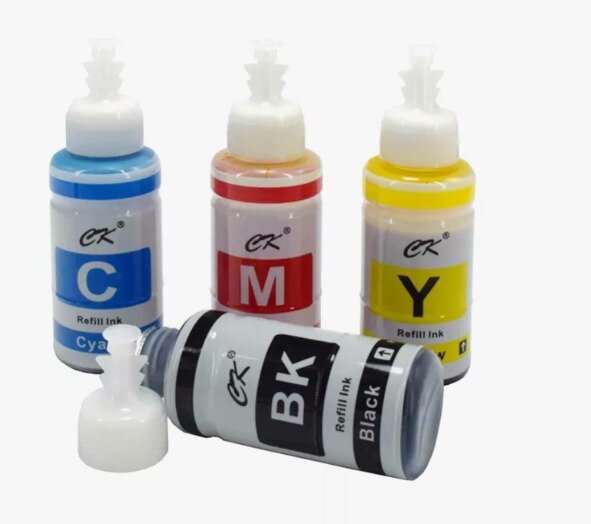 Набор чернильных картриджей CALVIN KLEIN, для Epson, 4 цвета, комплект 6 шт (черных 3шт.)