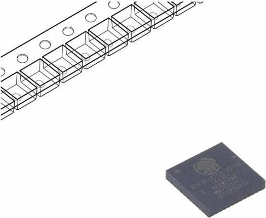 Интегральная микросхема ESPRESSIF ESP32-PICO-V3-02 SoC Bluetooth с низким энергопотреблением Wi-Fi FTP HTTP IPv4 TCP UDP поверхностный слой 1 шт