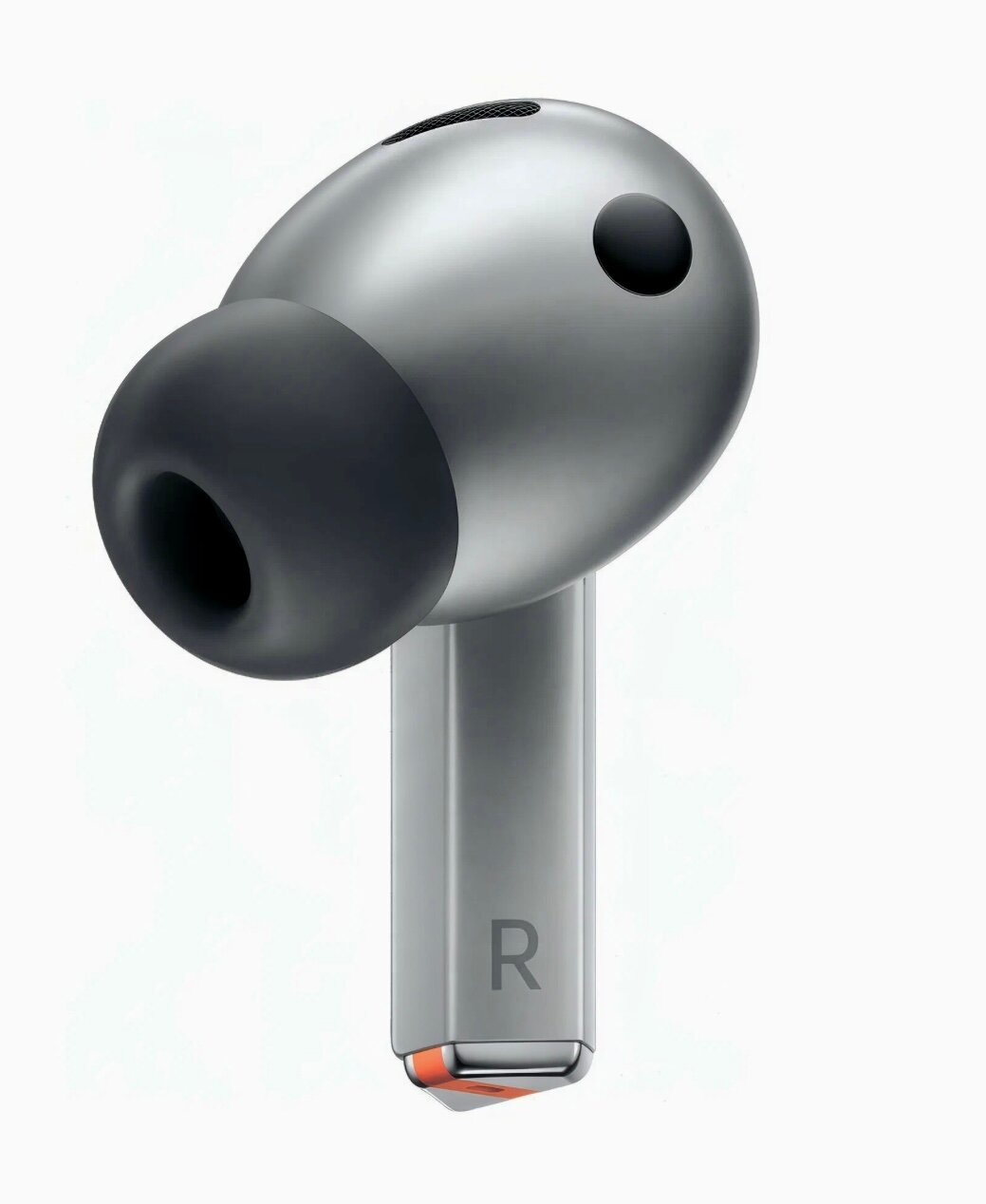 Правый наушник отдельно, для Samsung Galaxy buds 3 pro silver (R630), с амбушюрой "M"