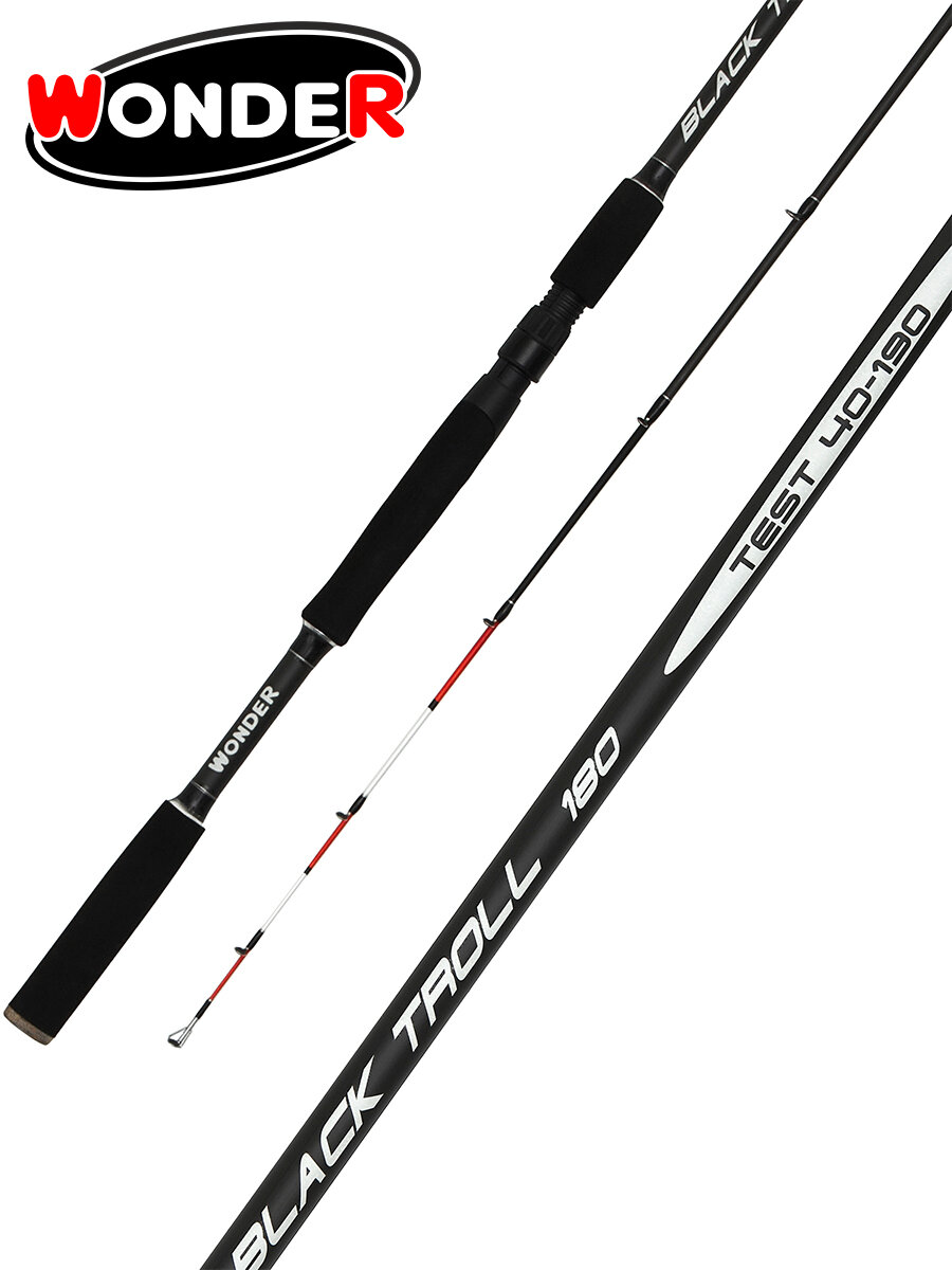 Удилище троллинговое Wonder Black Troll 1.80 m 40-190 g