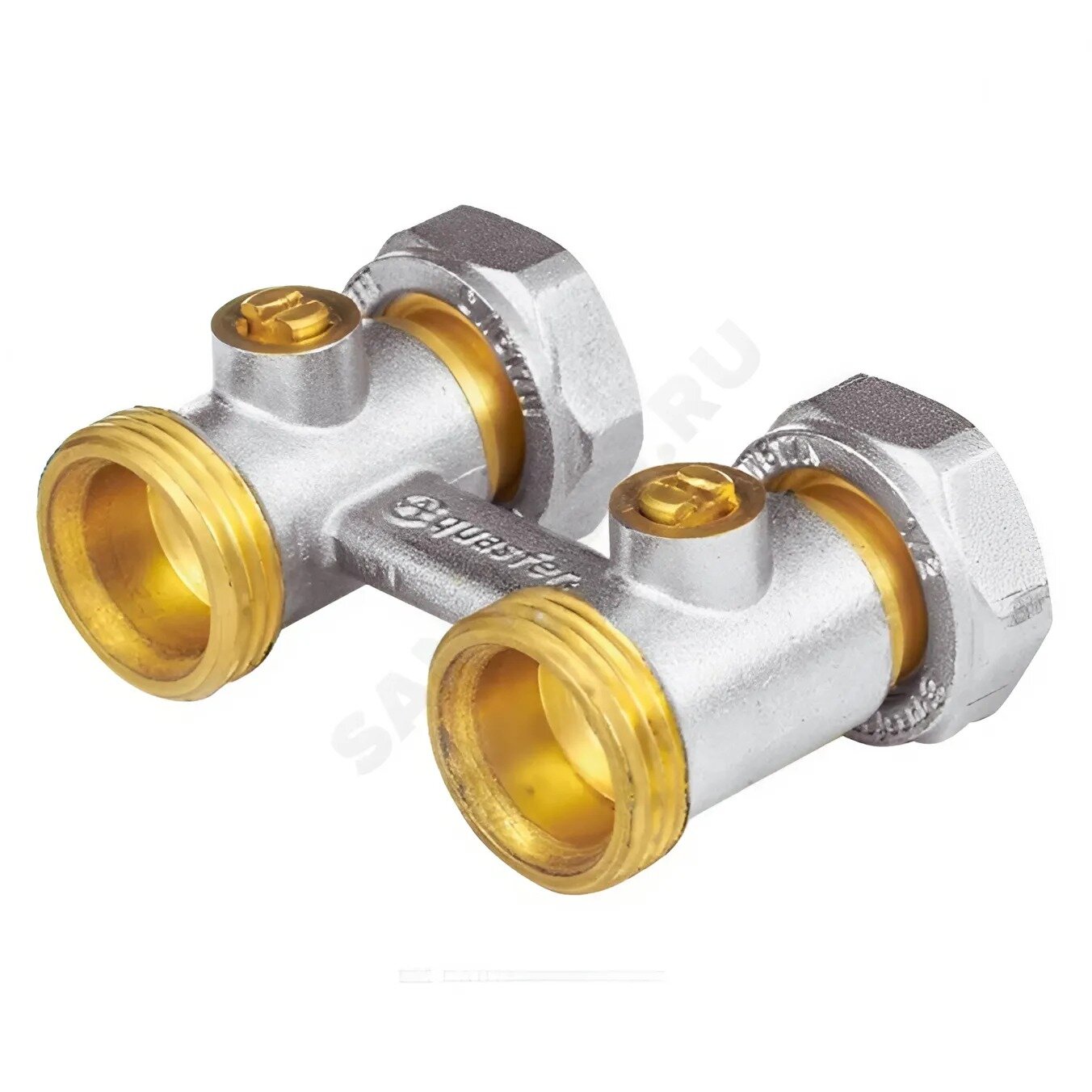 Узел нижнего подключения Ду 20 Ру10 3/4"ЕКx3/4"ЕК прямой Aquasfera 5014-01