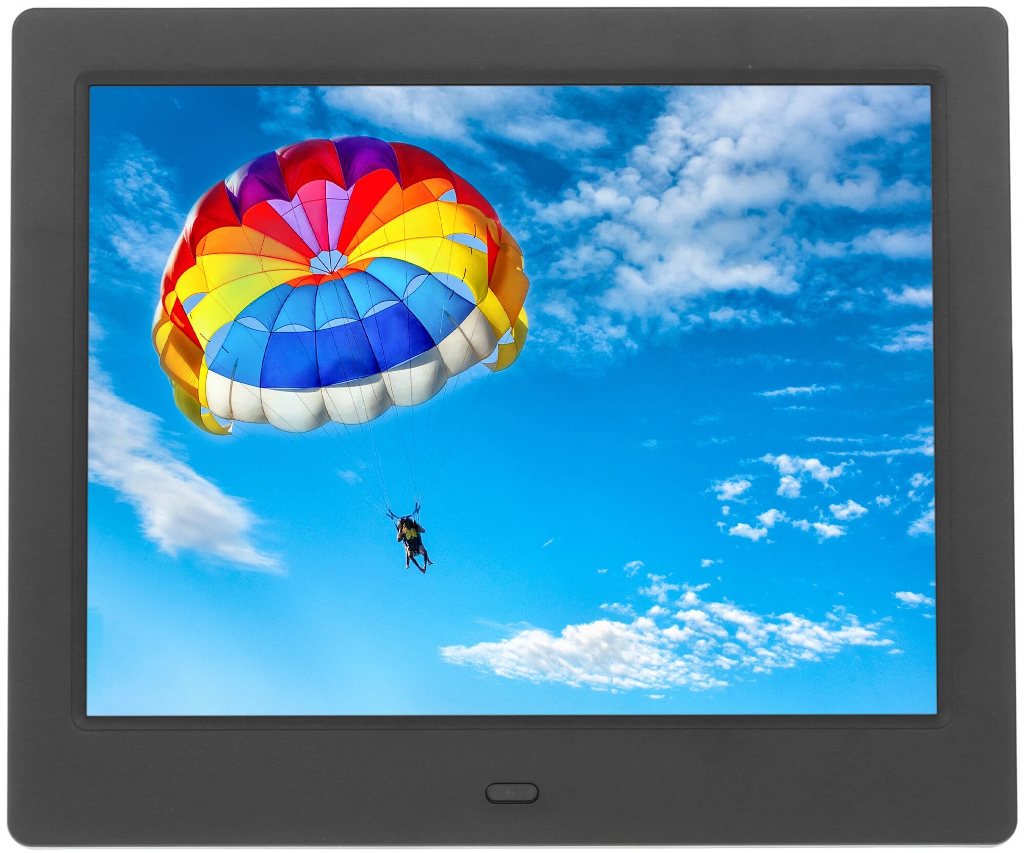 Цифровая фоторамка Digma PF-843 IPS, 8", черный [pf843bk]