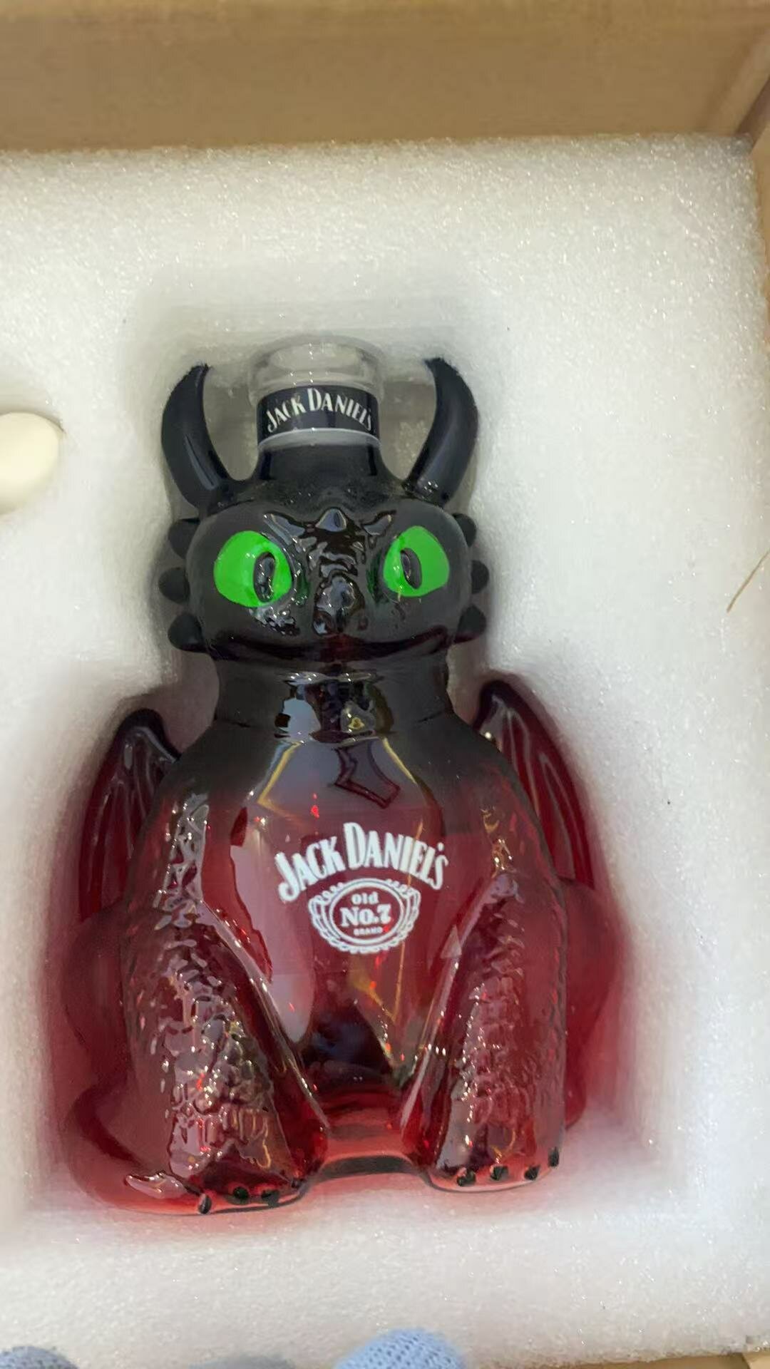 Кросс-бордерная забавная бутылка виски с французским бульдогом