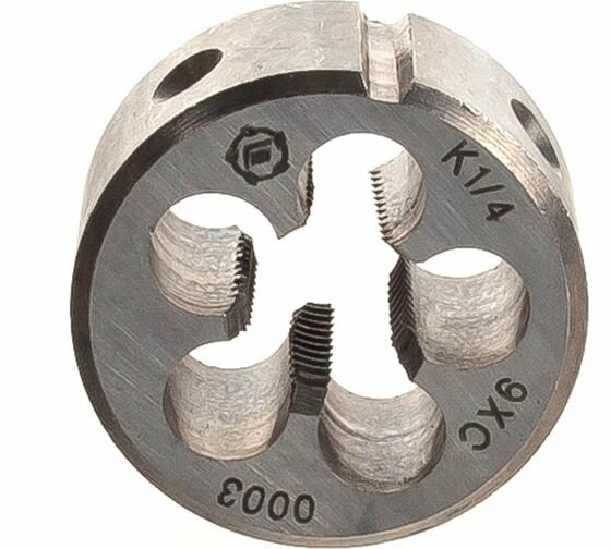 Плашка К 1/4" дюймовая коническая Гост 6228-80