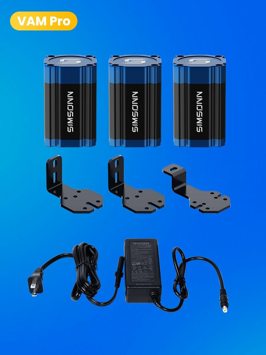 SIMSONN Педальные тактильные реакторы VAM Rumble Motor и VAM Pro Linear Motor для вибрационной обратной связи 3 в упаковке