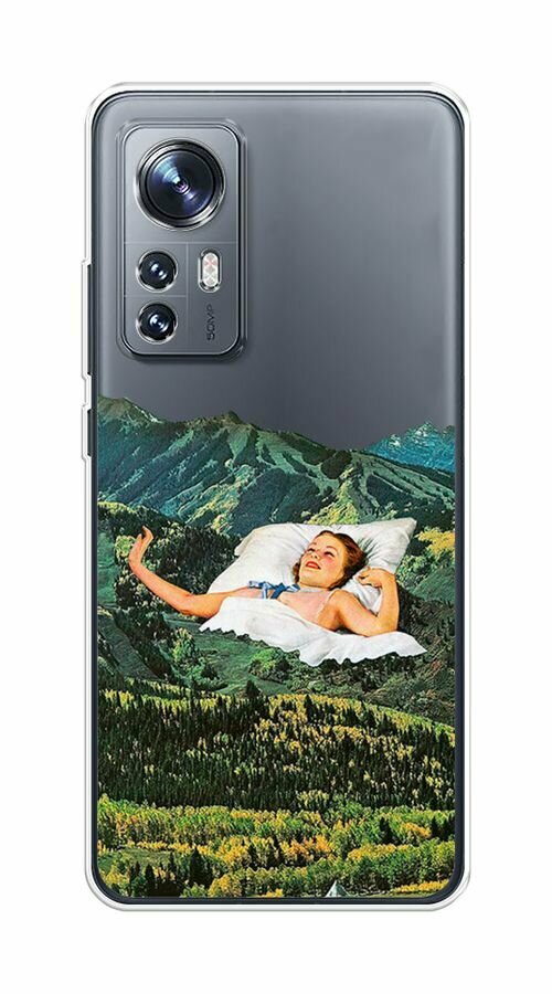 Чехол на Xiaomi 12/12X/12S / Сяоми 12/12X/12S с принтом Good morning, my darling, прозрачный