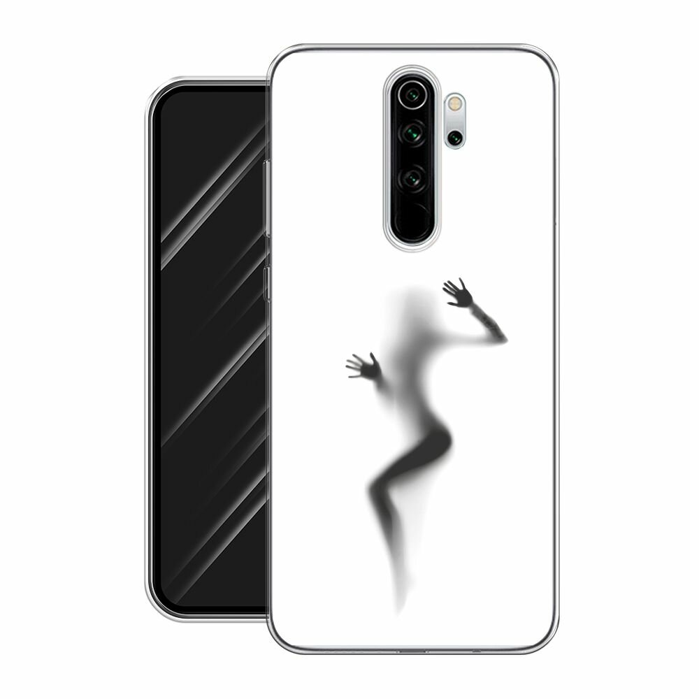 Чехол на Xiaomi Redmi Note 8 Pro / Сяоми Редми Нот 8 Про с принтом "Девушка в душе" — фото 1