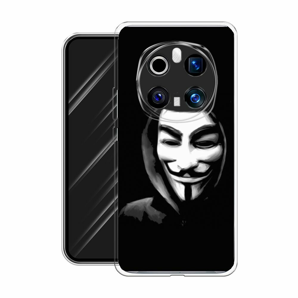 Чехол на Honor Magic 7 Pro / Хонор Мэджик 7 Про с принтом "Анонимус" — фото 1