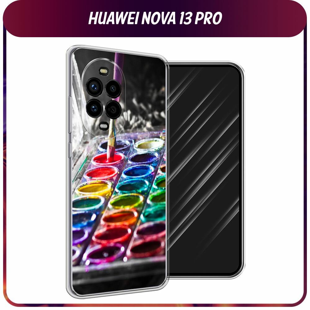 Чехол на Huawei Nova 13 Pro / Хуавей Нова 13 Про с принтом "Палитра красок"