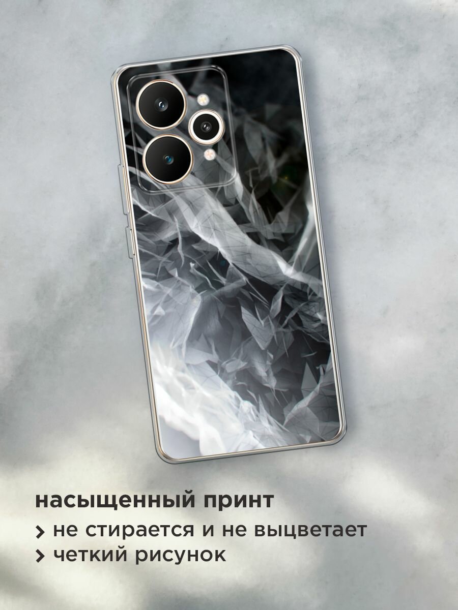 Силиконовый чехол на Realme 15 / Реалми 15 с принтом "Абстракция 9" — фото 1