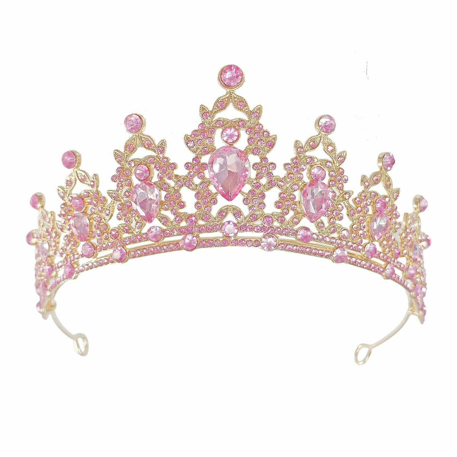 Диадема с камнями для свадебной фотосессии