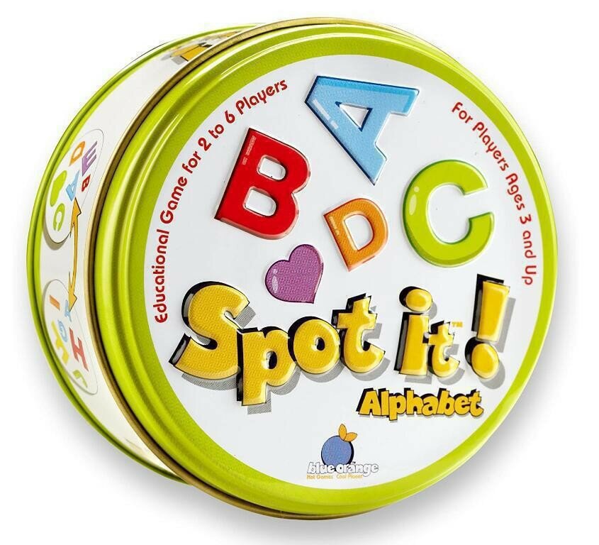 Карточная игра на английском языке Spot It Game, Dobble, — это семейная карточная игра для поиска отличий.