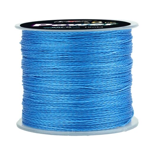 FTK 8X плетенная рыболовная леска 120 м для карпа 0.8-0.14mm-15lb, blue