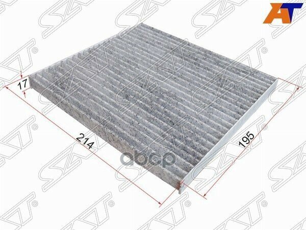 Фильтр Салона Toyota Vitz/Platz 99-05/Fun Cargo 99-05/Ist 02-07/Corolla/Fielder 00- Угольный Sat арт. ST-87139-12010-U