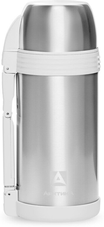 Термос для напитков/еды Арктика 205-1500 1.5л. серебристый/белый картонная коробка (205-1500/SIL)