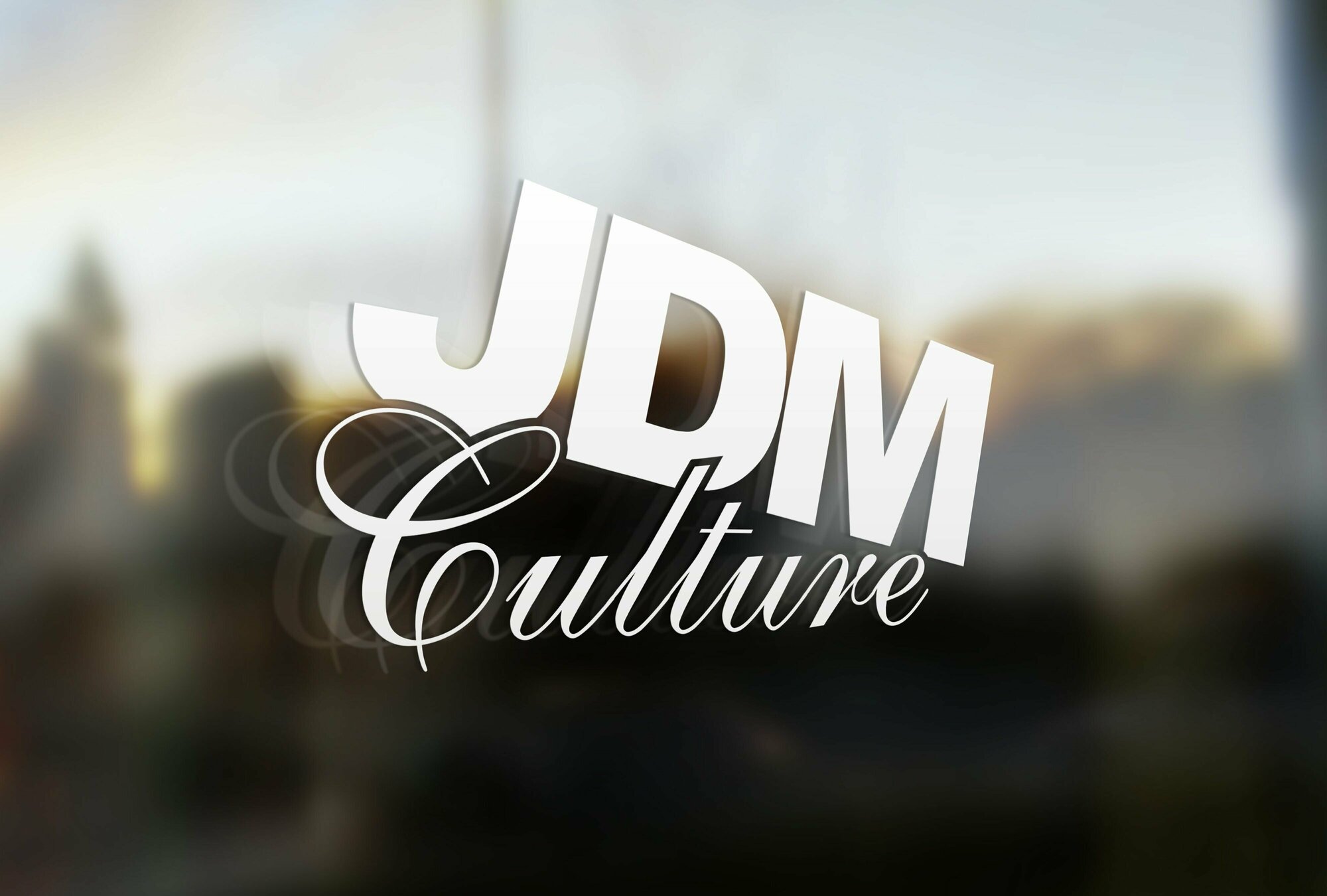Наклейка на авто JDM Culture 15x9