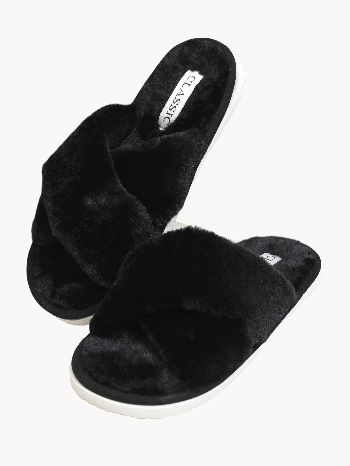 Тапочки Тапочки из эко-меха открытые ALBERY