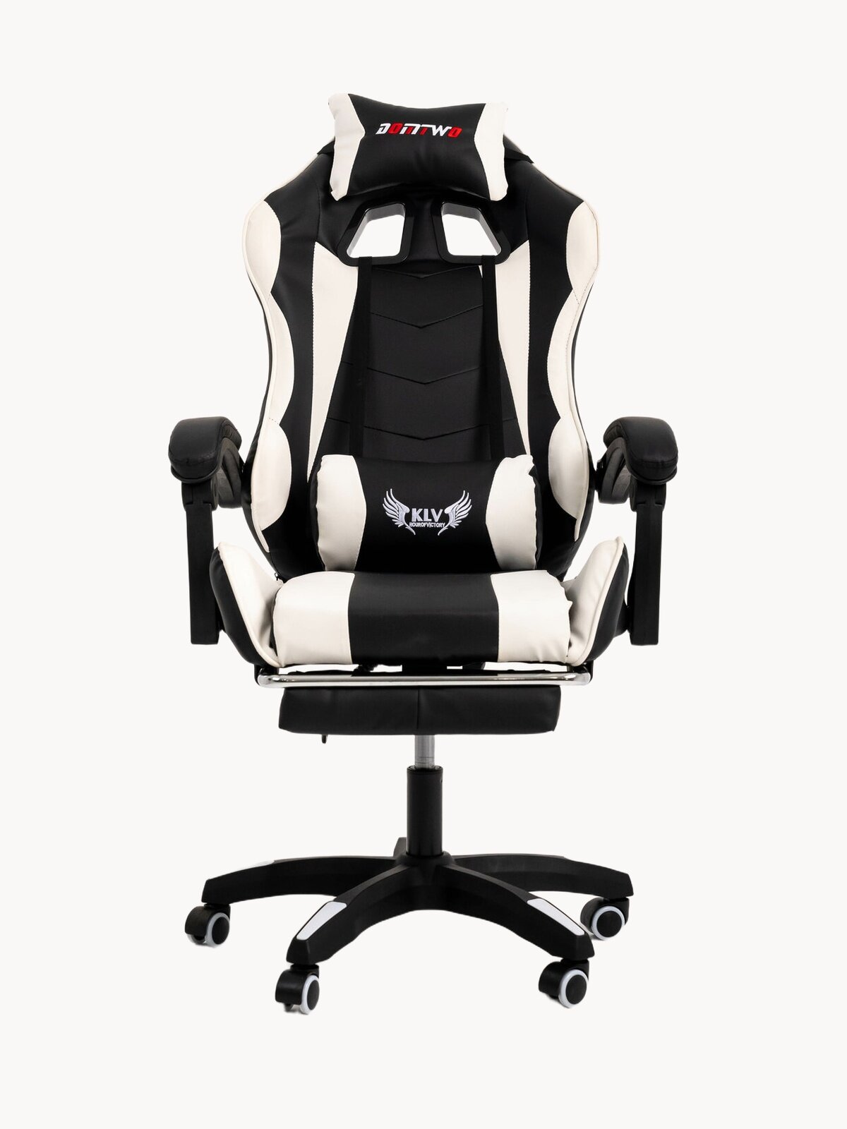 Компьютерное кресло игровое геймерское с вибро-массажем и подножкой