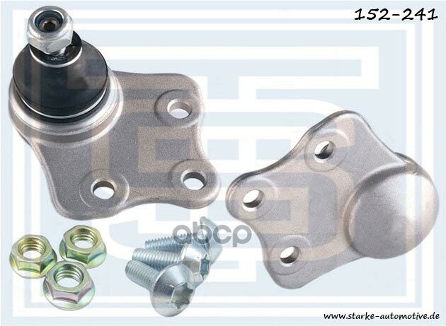 Шаровая опора (верхняя, с крепежом) MER W211 (E200CDI-E63AMG) 03.2002-- L+R/2113309907 0003301007 2303330227 2113330427 211.