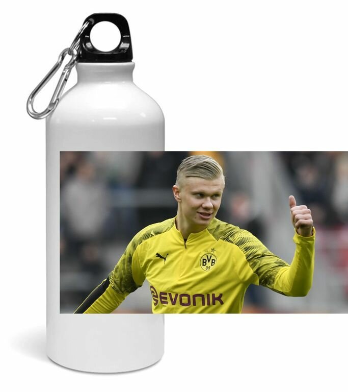 Спортивная бутылка Эрлинг Холанн, Erling Haaland №4