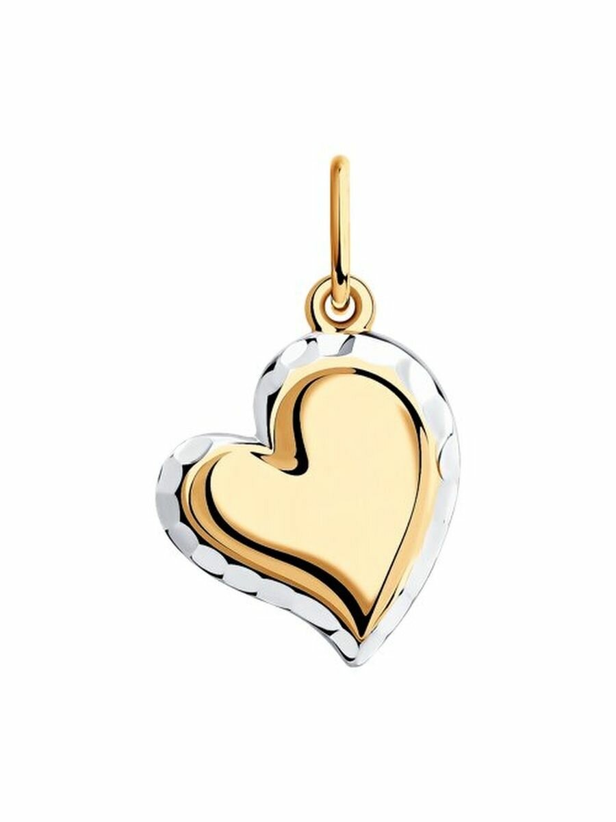 Подвеска, красное золото, 585 проба