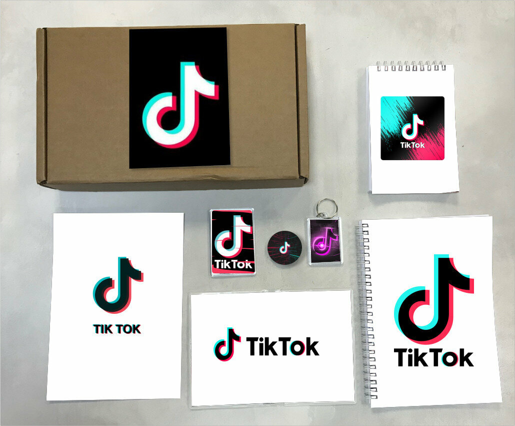 Бокс GOODbrelok принт "Тик Ток" - LB0002