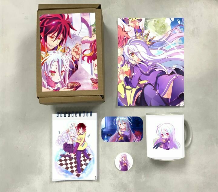 Бокс GOODbrelok принт "Нет игры - нет жизни, No Game No Life" - 0001