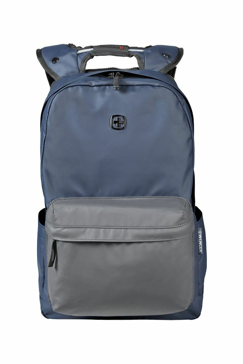 Рюкзак Wenger 14', с водоотталкивающим покрытием, синий/серый, 28x22x41 см, 18 л 605035