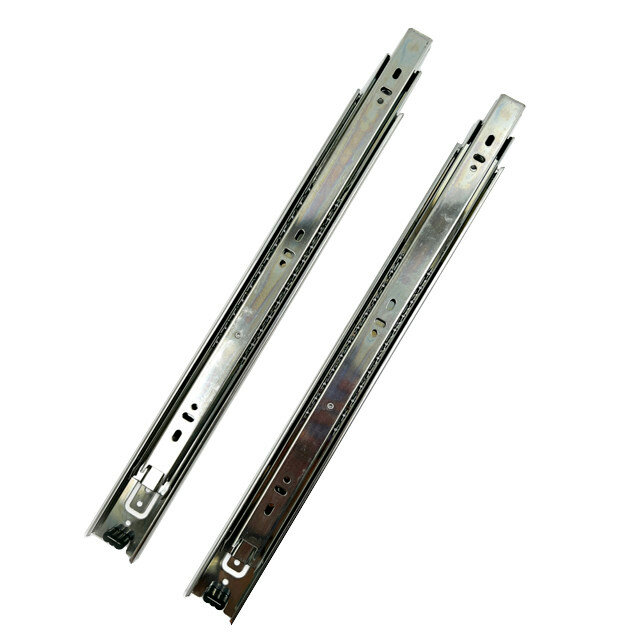 Направляющие шариковые, 45х400 мм, сталь, хром, 2 шт, арт.110011