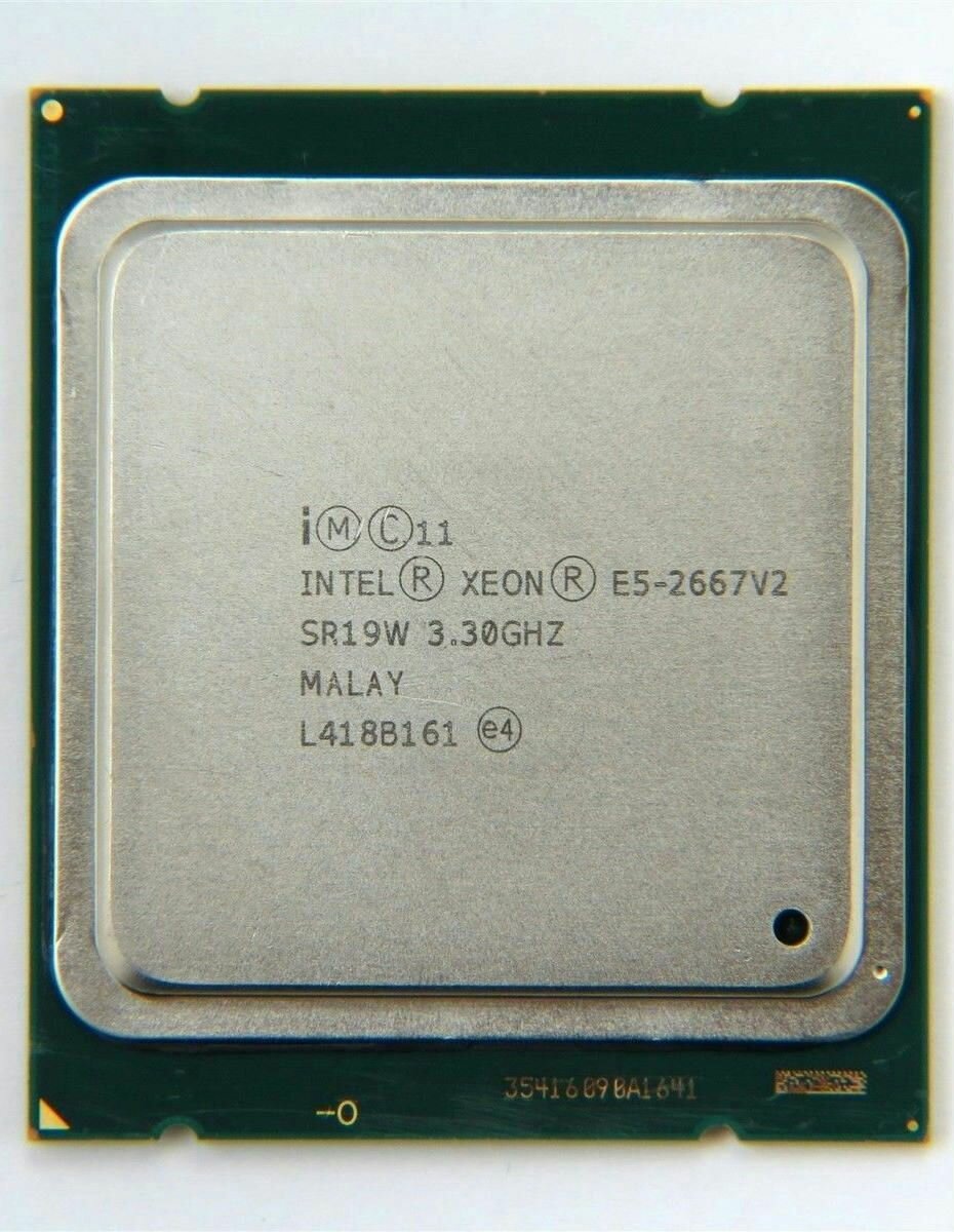Процессор Intel Xeon E5-2667 v2 25 МБ кэш-памяти, тактовая частота 3,30 ГГц