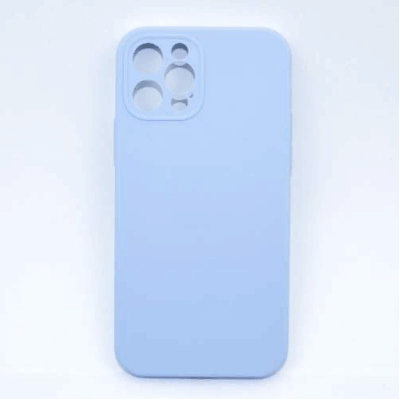 Чехол iPhone 12 Pro Silicone WS (без лого) (Голубой)