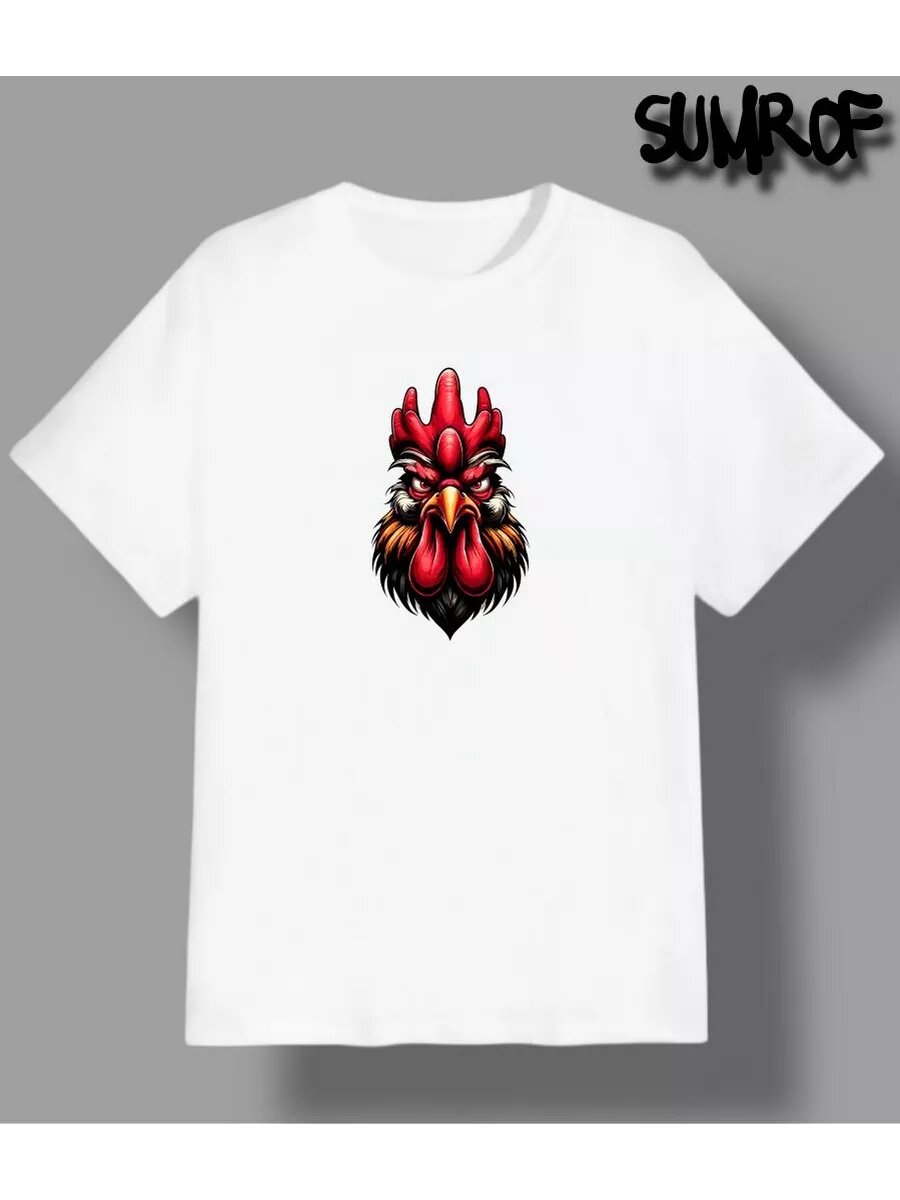 Футболка боевой петух