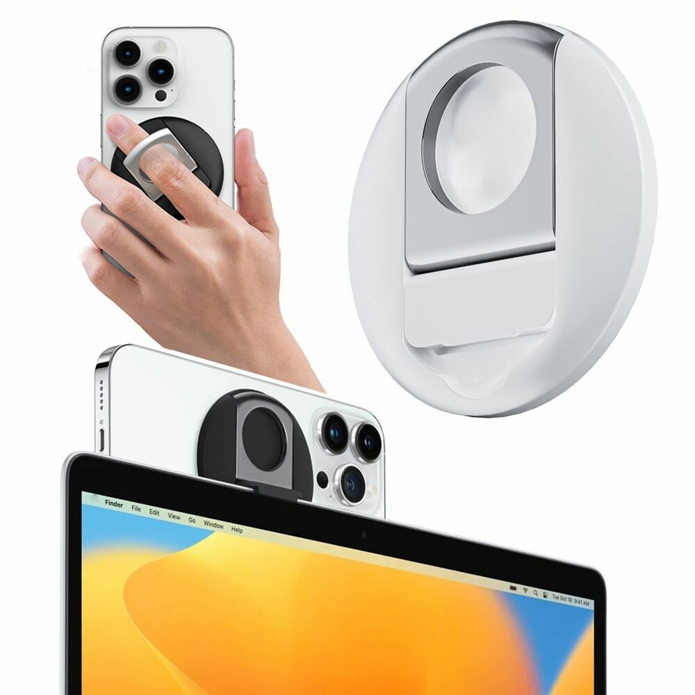 Подходит для держателя магнитного кольца MagSafe iphone 14 13 12 с Крепление для камеры непрерывного действия для ноутбуков MacBook