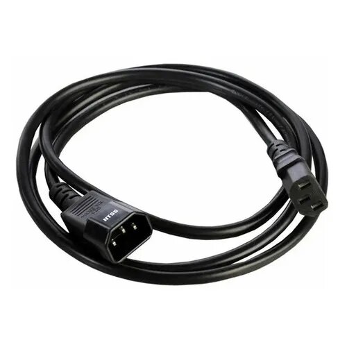 Шнур питания NTSS (NTSS-PC13143) C13-С14 проводник:3x1мм2 1м 220/250В 10А черный