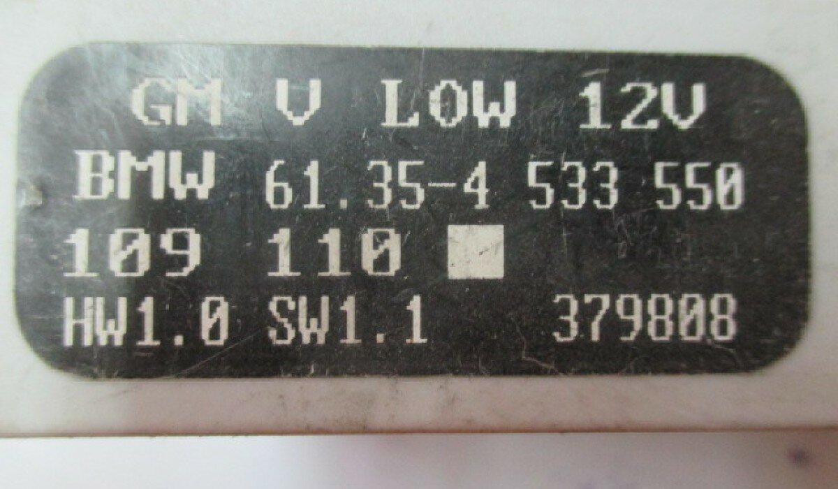 Блок электронный 3-серия E46 BMW 61354533550