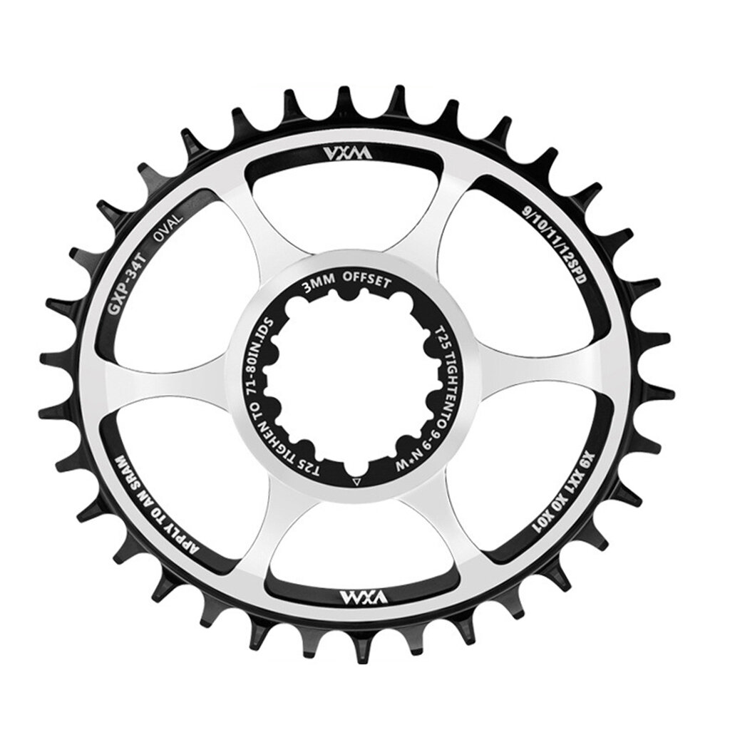 Велозвезда Vxm овальная 32-36т GXP для SRAM