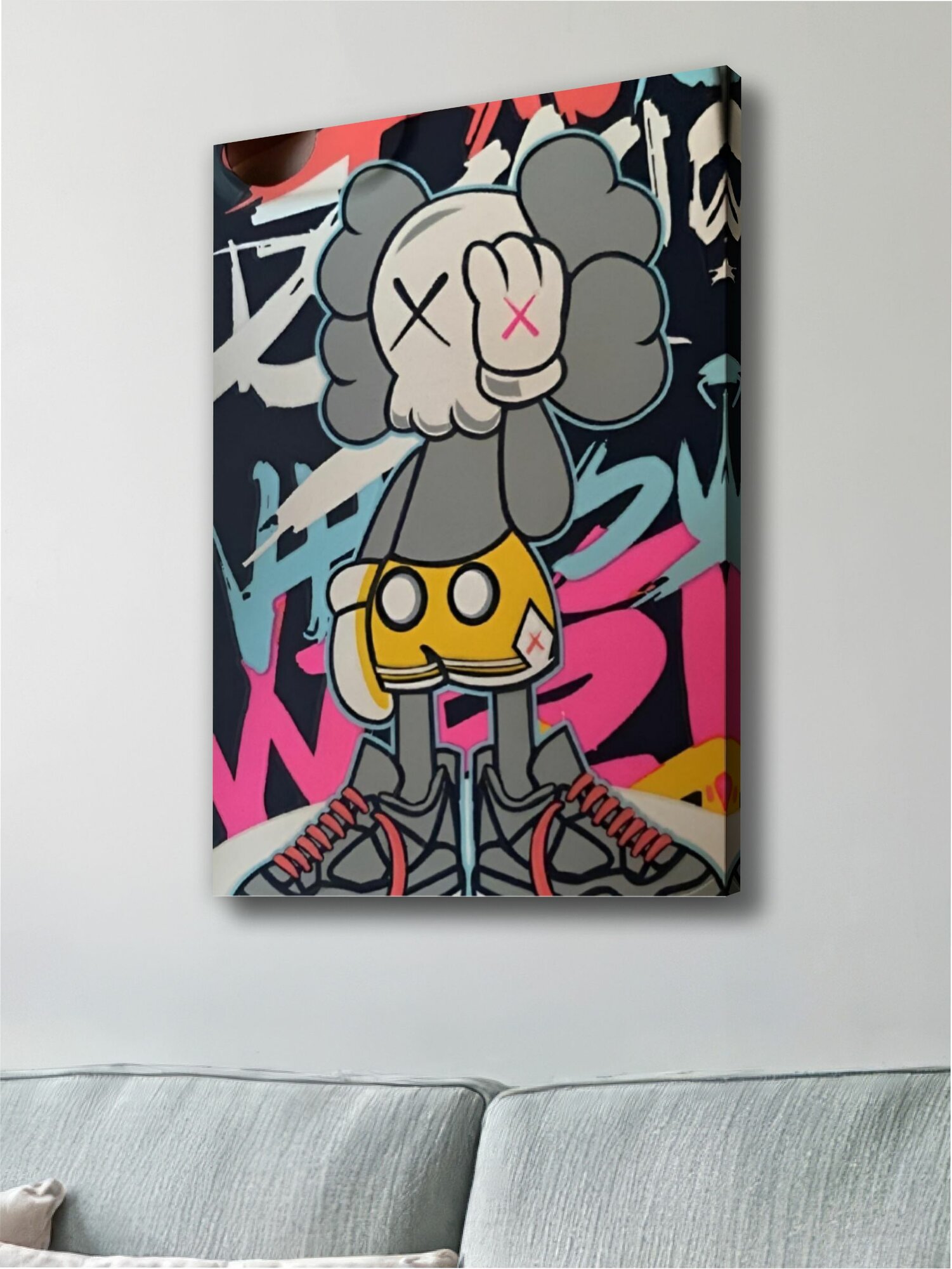 Картина Взгляд сквозь улицы для интерьера 50х70см 1шт.