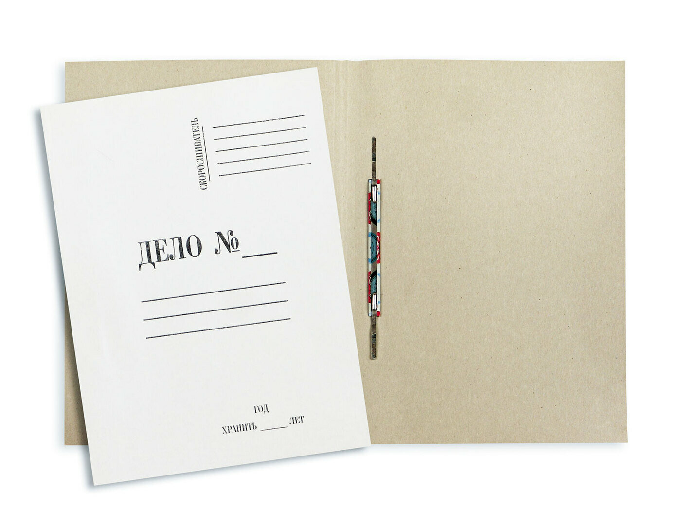 Папка скоросшиватель Attache Дело, 280 г/м2, мелованная