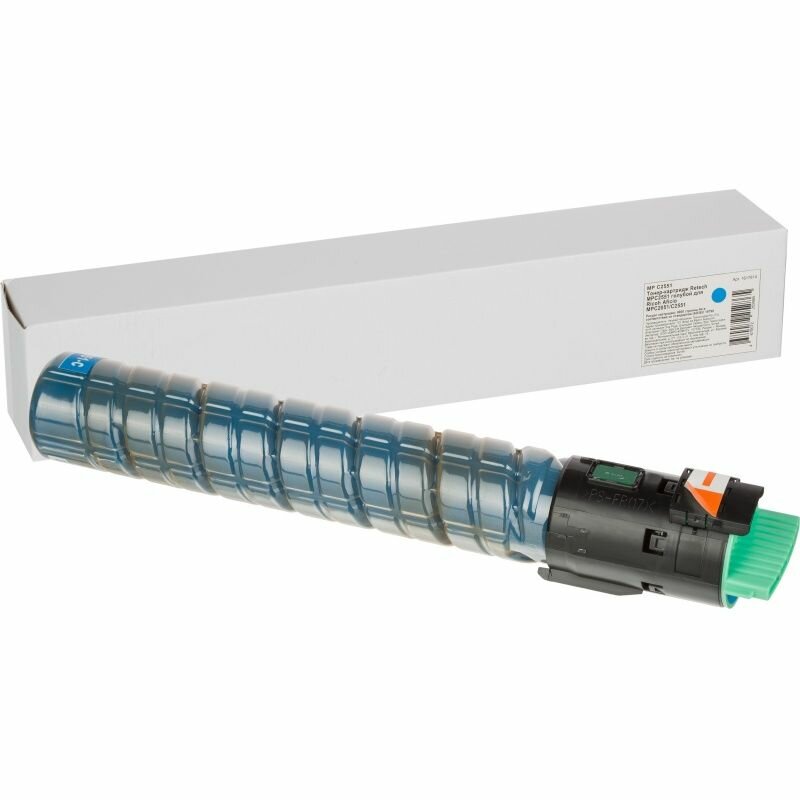 Тонер-картридж Retech MP C2551, голубой, для Ricoh MP С2051, 2551 (841505/842064/842468)