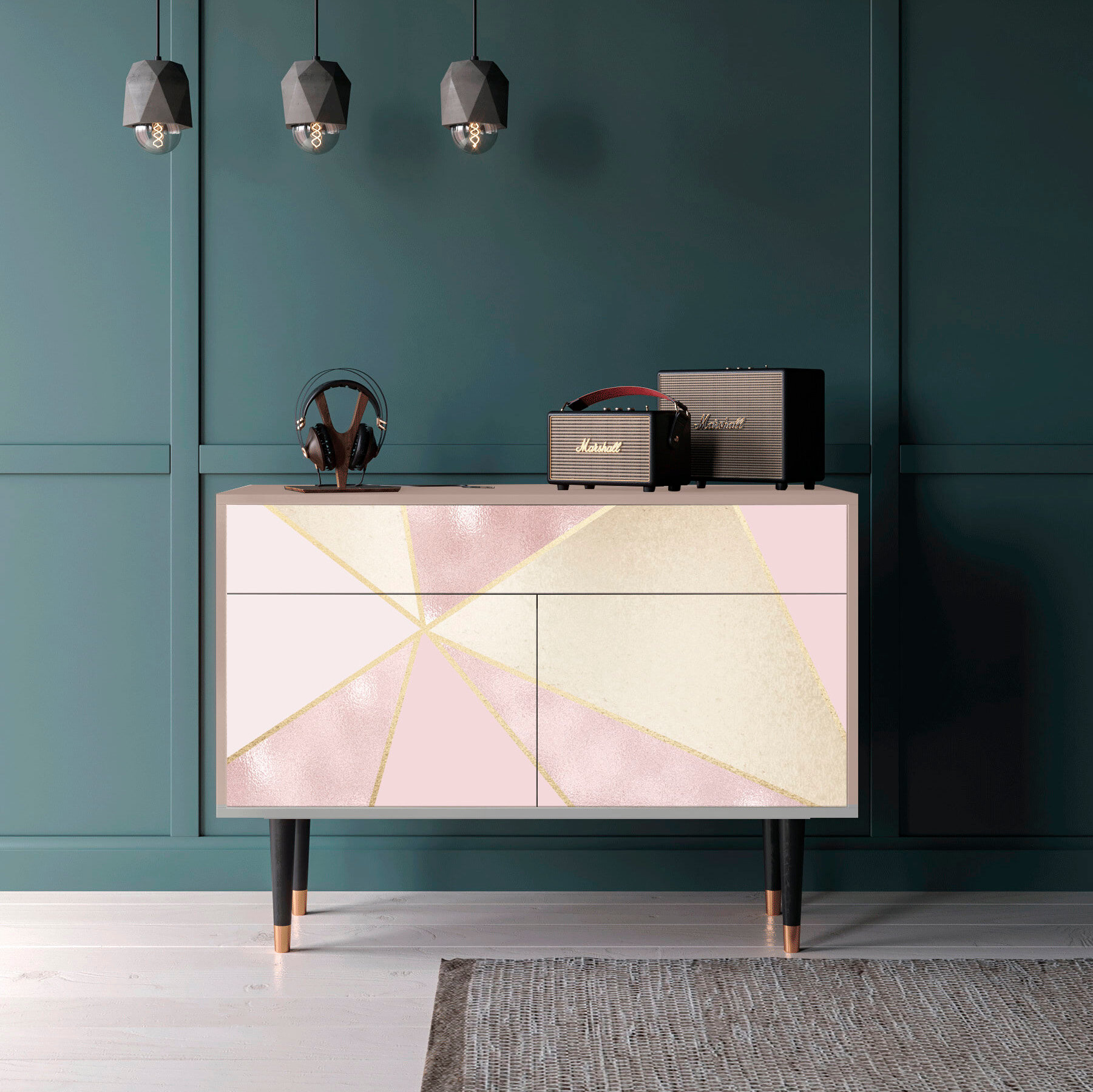 Комод - STORYZ - BS4 Cosmopolitan Diva, Размер - 115 x 85 x 48 см, Цвет корпуса - Бежевый